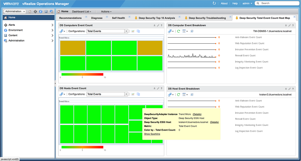 Integrate with VMware vRealize Operations Manager | Deep Security